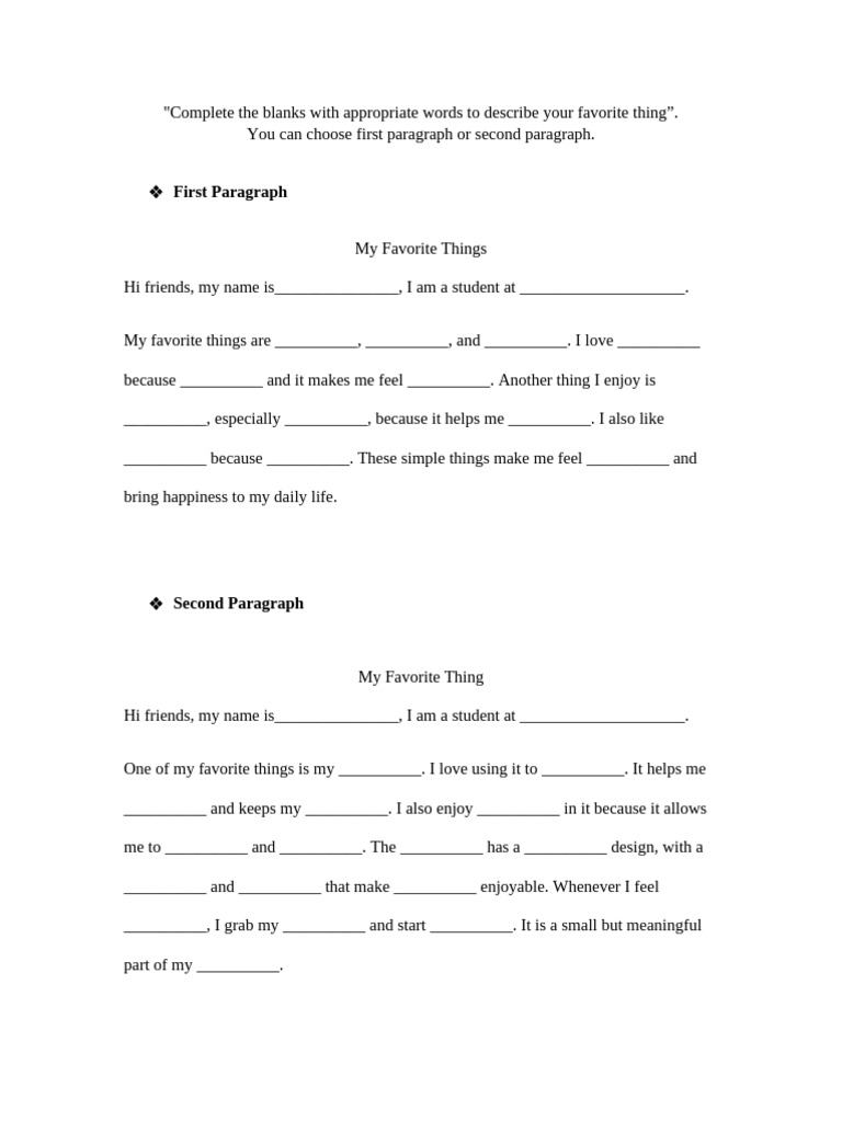 My_Favorite_Things | PDF