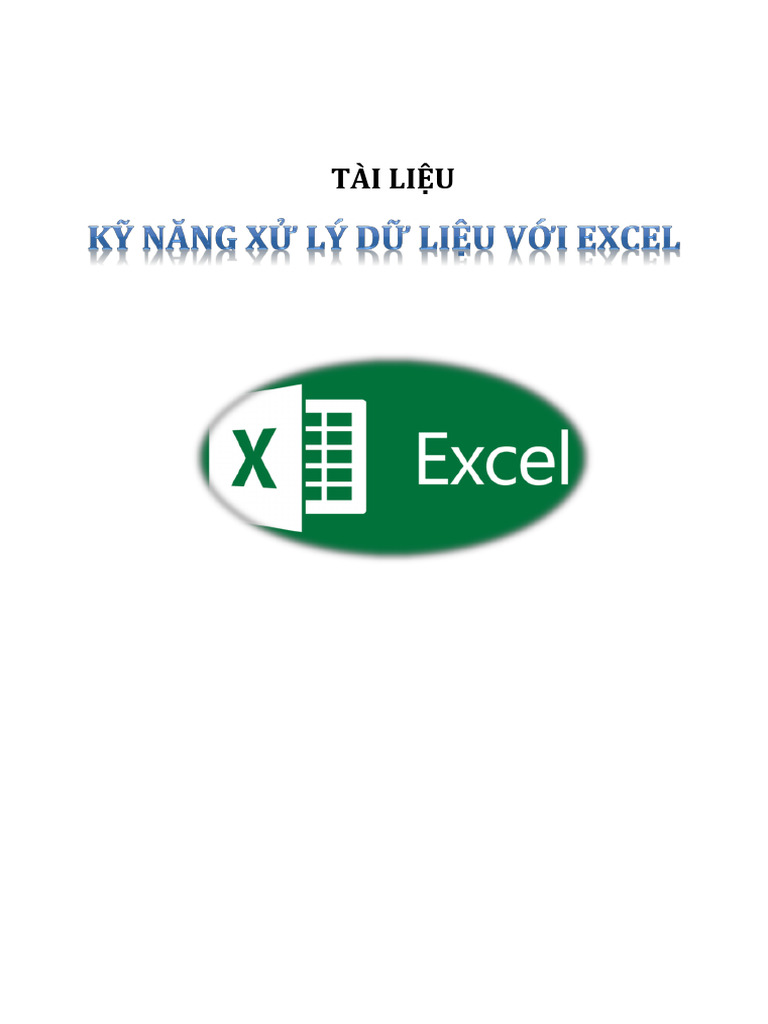Ky Nang Xu Ly Bang Tinh Excel | PDF