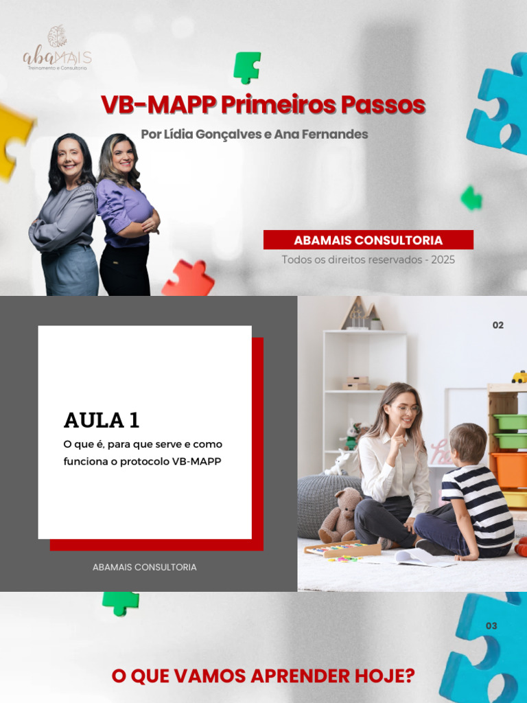 Introdução ao Protocolo VB-MAPP | PDF | Aprendizado | Ciências ...