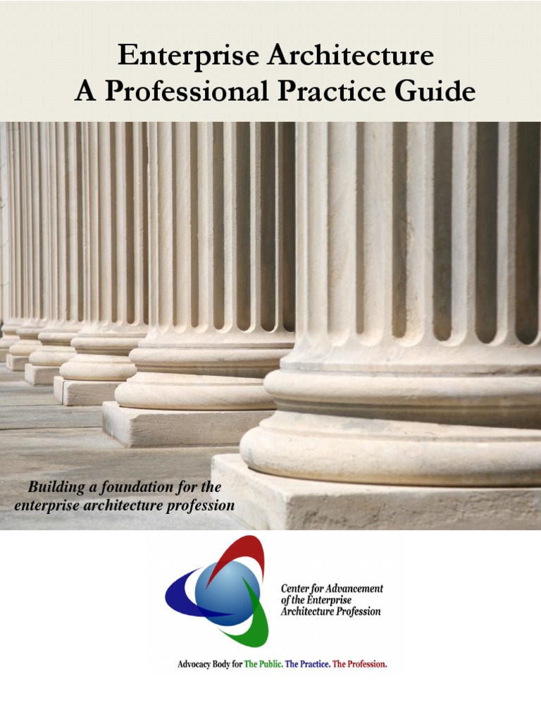 Enterprise Architecture A Professional Practice Guide | PDF | Architect ...