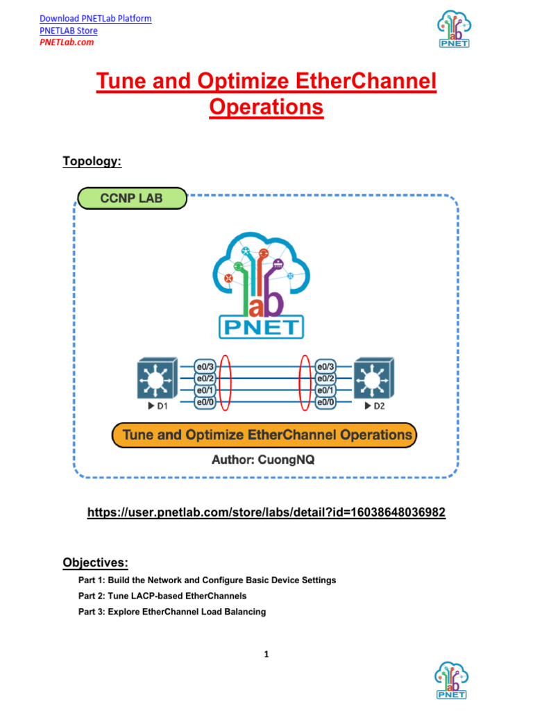 Tune and Optimize EtherChannel Operations | PDF | Ip Address | Network Switch