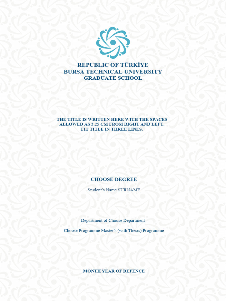 Master's Thesis Cover | PDF