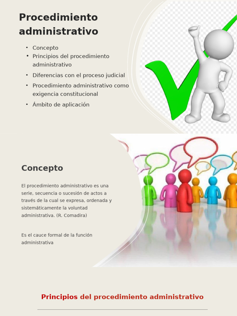 Principios Procedimiento Administrativo | PDF | Debido al proceso ...