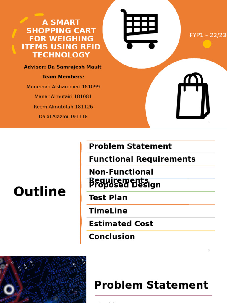 Smart Trolley for Weighing Items | PDF | Radio Frequency Identification ...