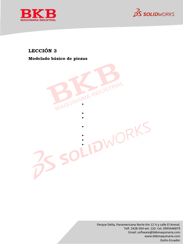 Leccion 3 - Modelado Basico | PDF | Perforar