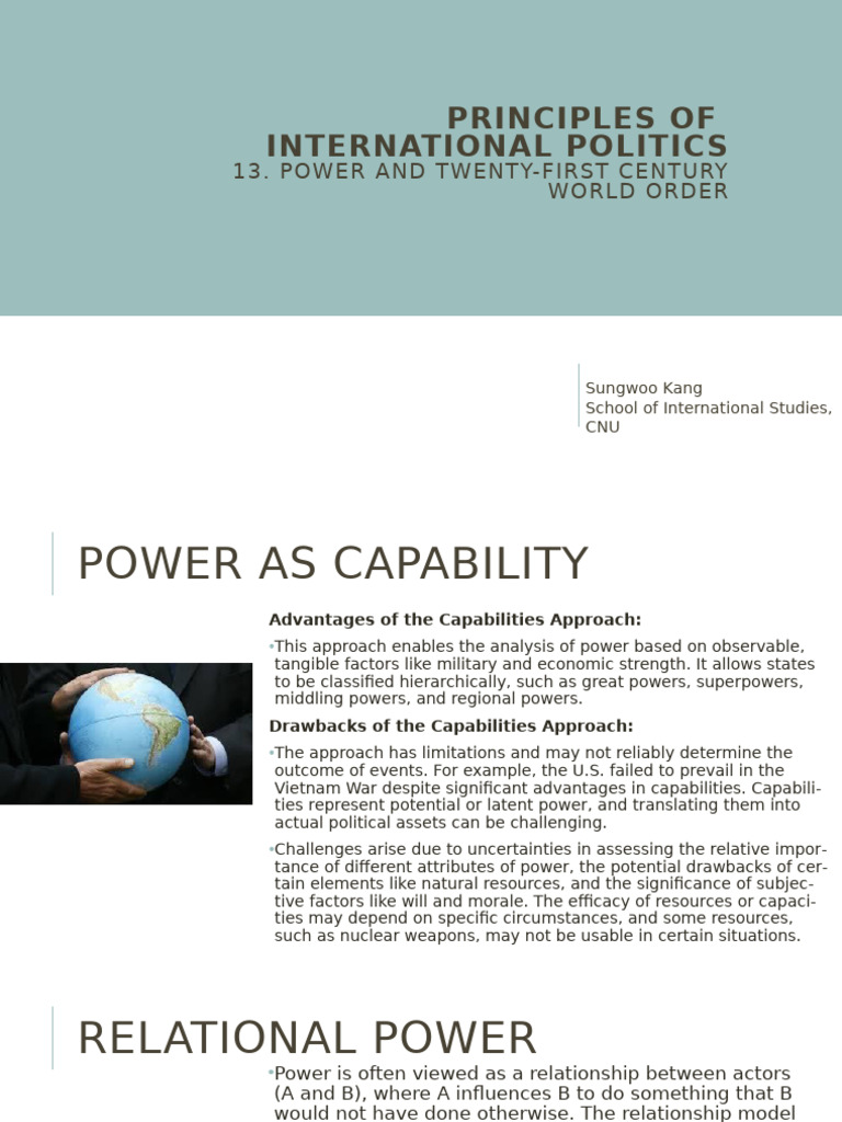 Power Dynamics in 21st Century Politics | PDF | New World Order ...