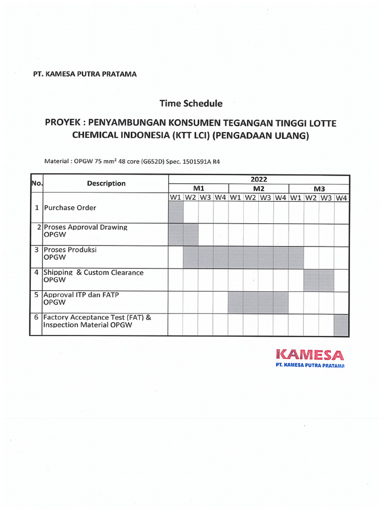 Time Schedule | PDF