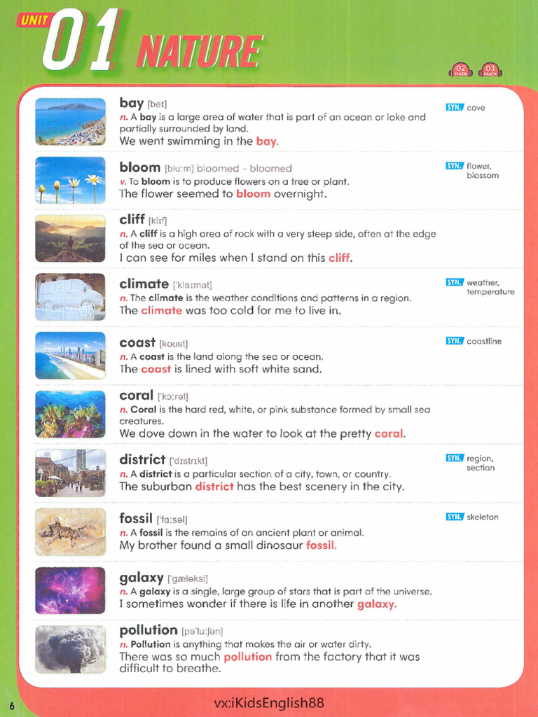 2000 Core English Word 4th - Chapter 1 | PDF