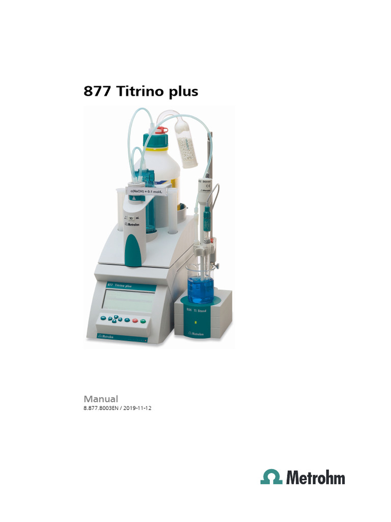 877 Titrino Plus User Manual | PDF | Electrical Connector | Usb