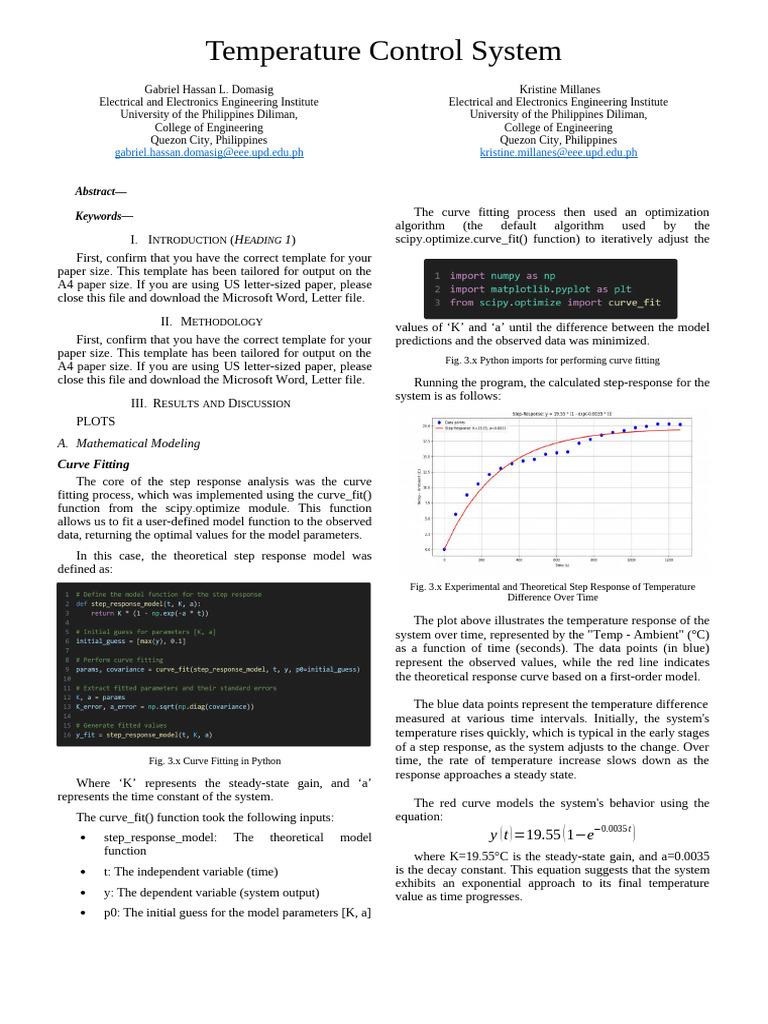 IEEE A4 Conference Template | PDF | Applied Mathematics