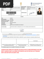 Nest Admit Card | PDF