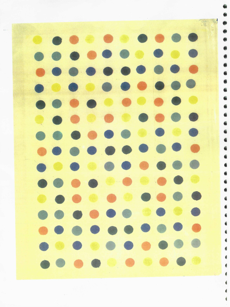 Coloured Dots Test | PDF