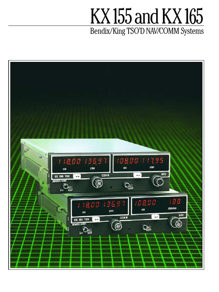 Specifications: KX155 and KX165 | PDF | Aviation | Telecommunications