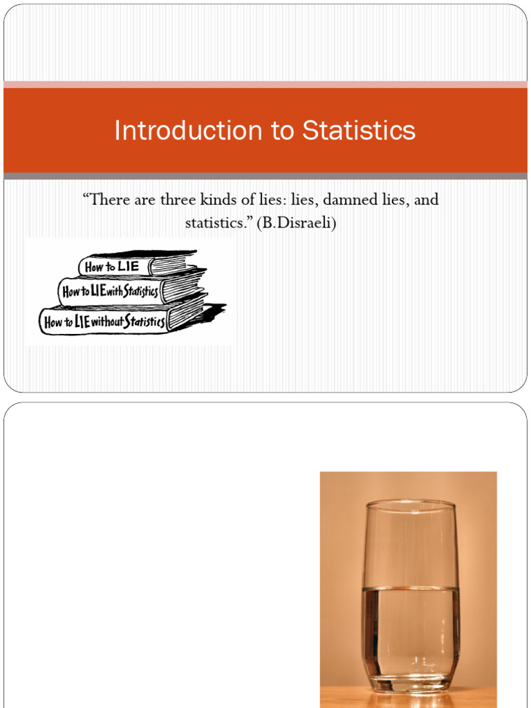 Chapter 1 - Introduction To Statistics | PDF | Statistics | Statistical Inference