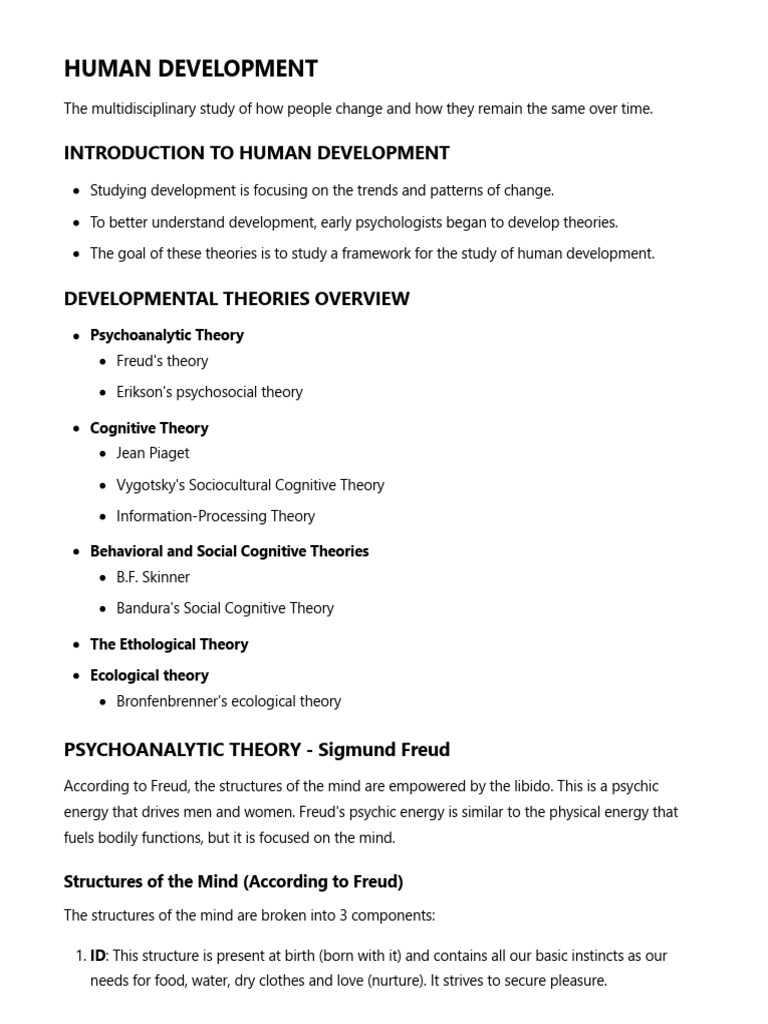 TRANSCRIPT THEORIES OF DEVELOPMENT | PDF | Cognitive Development | Reinforcement