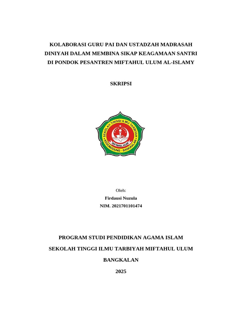 OTW SKRIPSI PIRDA-2 | PDF