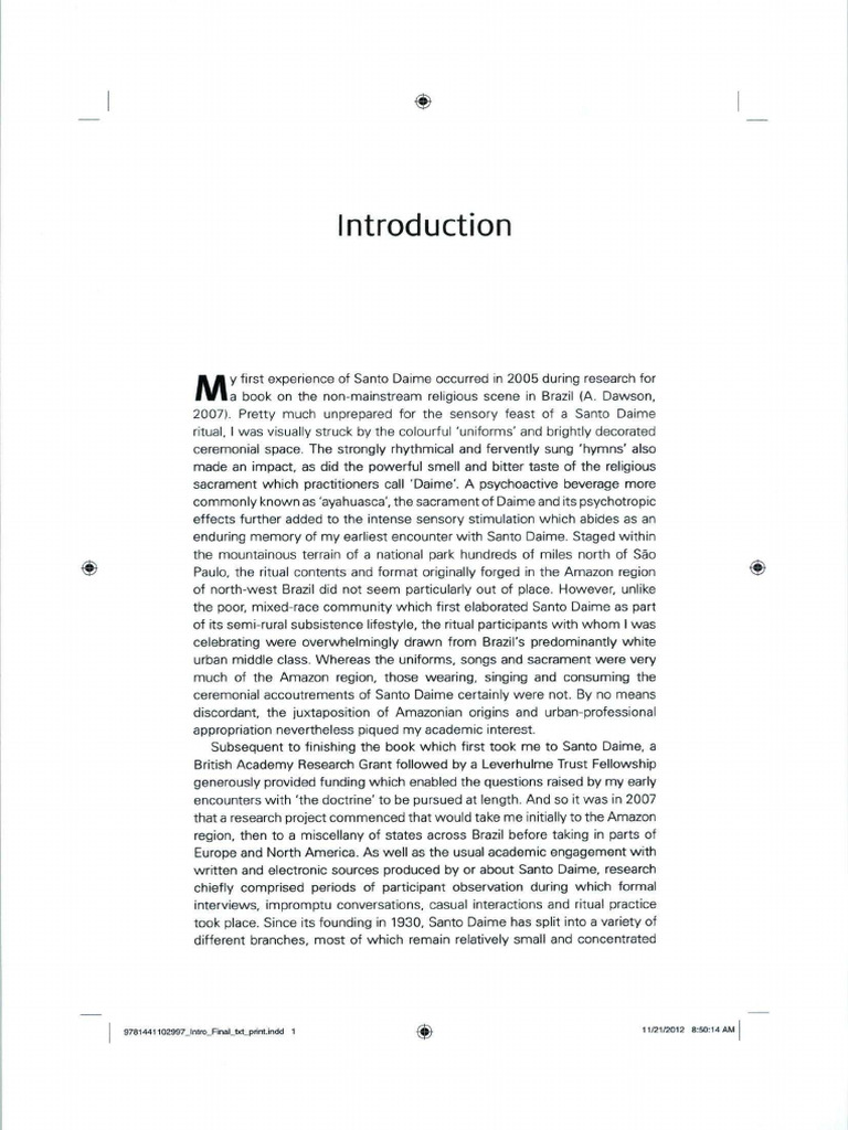 Santo Daime A New World Religion | PDF