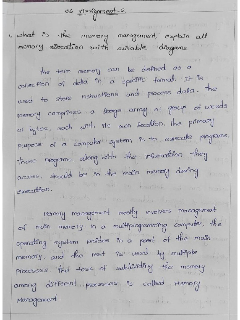 Os Assignment 2 | PDF