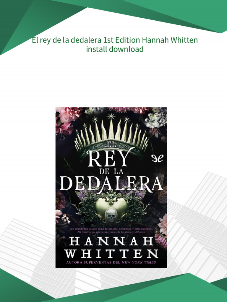 El rey de la dedalera 1st Edition Hannah Whitten pdf download | PDF