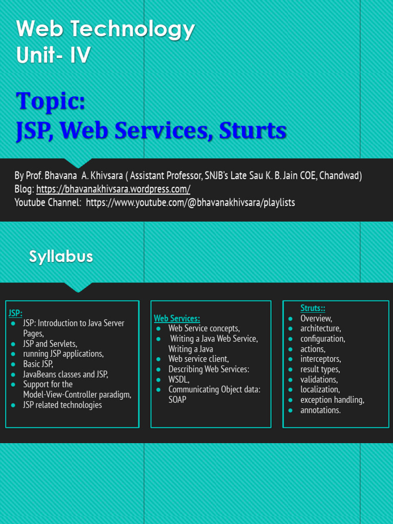JSP Overview and Key Features | PDF | Web Service | Soap