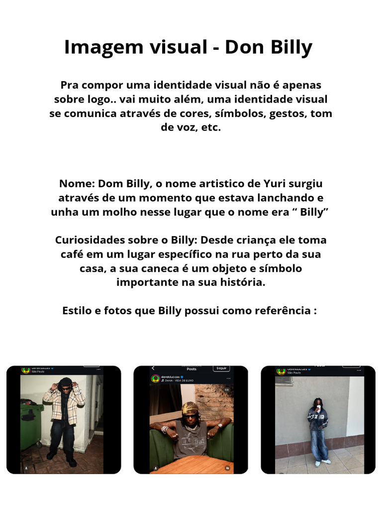 Imagem Visual - Don Billy PDF | PDF