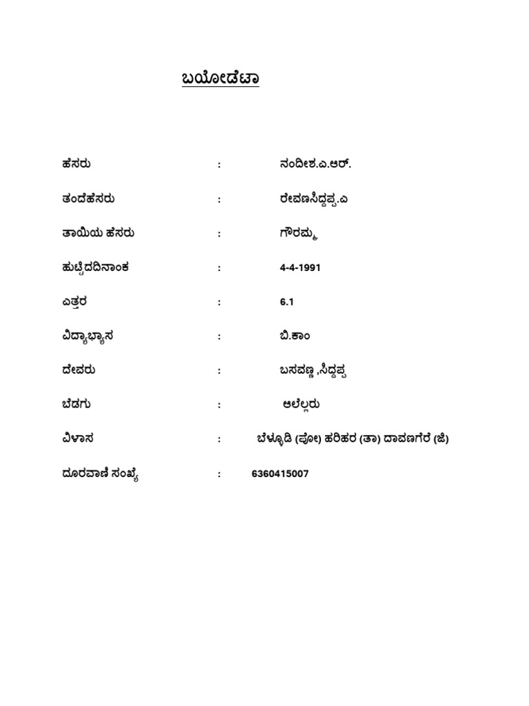 NANDEESH | PDF