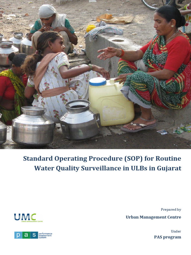 Module 1-1 3 Sop For Routine Water Quality Surveillance July 2014 | PDF ...