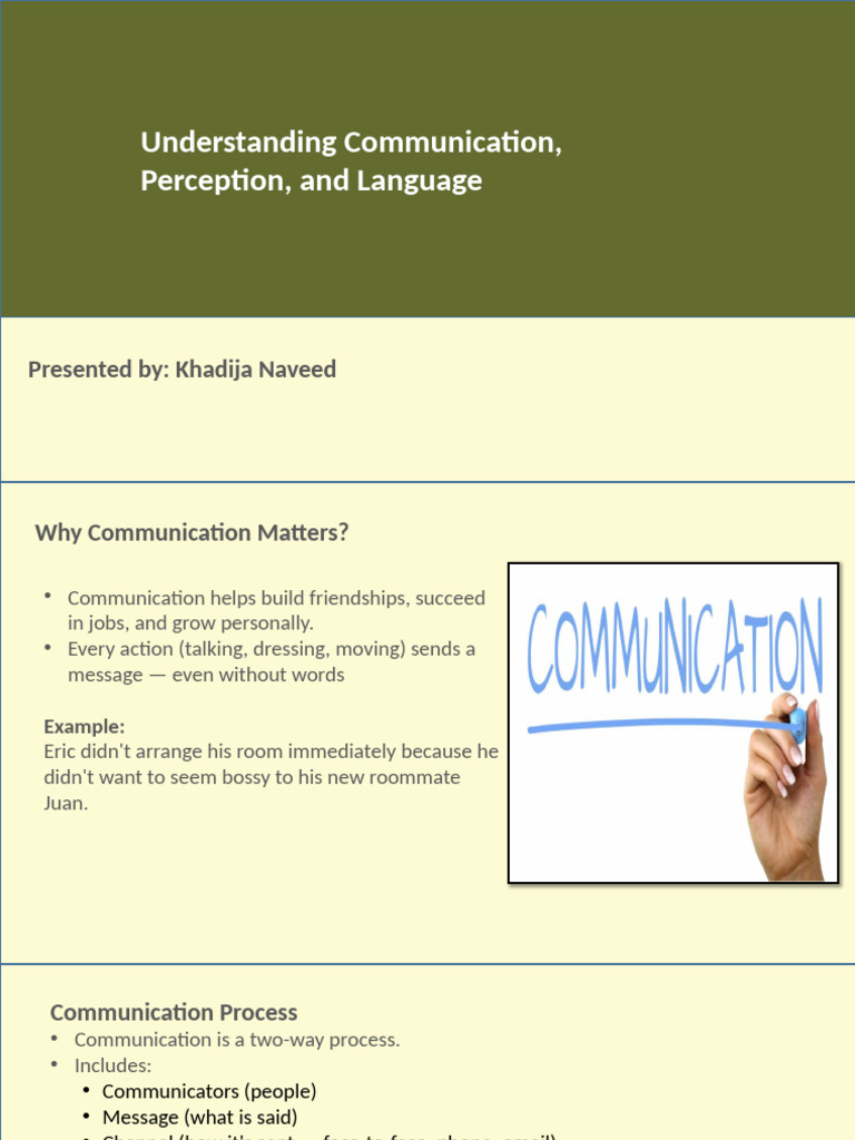 Communication | PDF