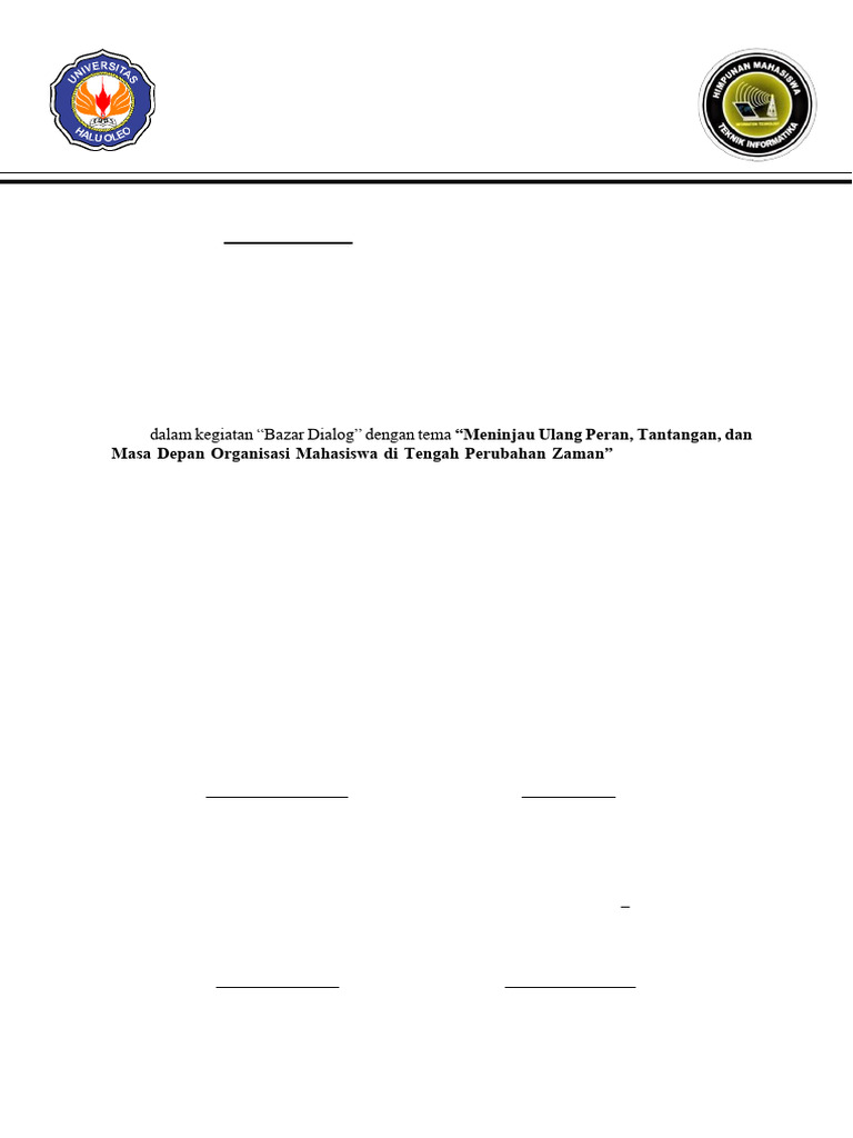 Undangan Bazar Dialog INNOVARE24 | PDF