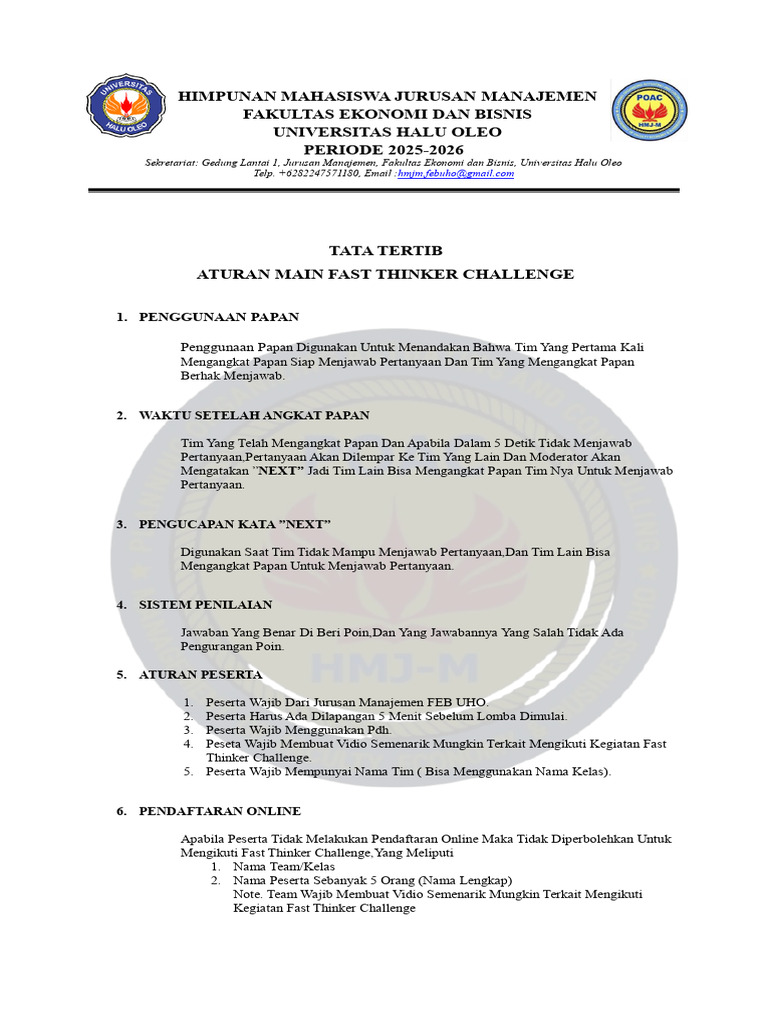 Tatib Aturan Main | PDF