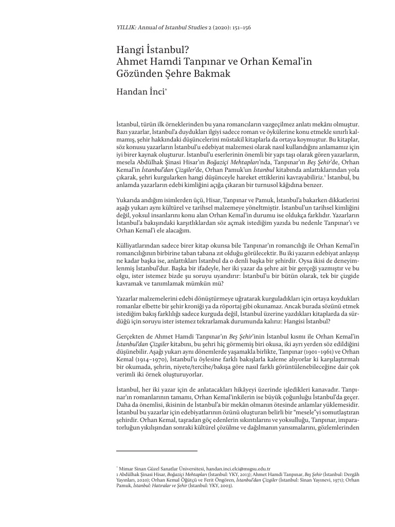 ahmet hamdi beş şehir | PDF