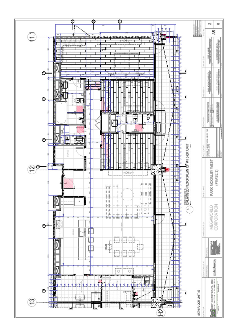02 Tile Layout-25th FLR - 3br Unit e | PDF