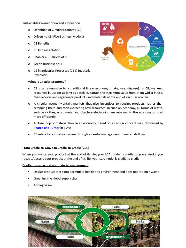 Sustainable Consumption and Production | PDF | Recycling | Life Cycle ...