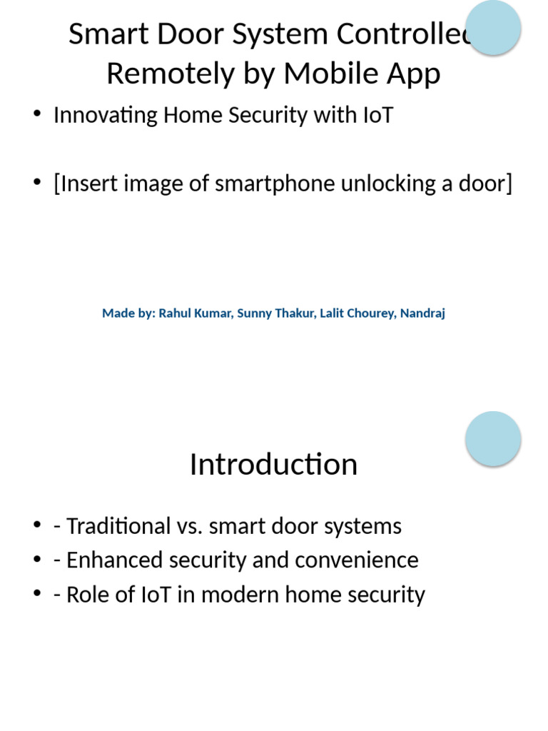 Smart - Door - System - Styled - Presentation (1 | PDF