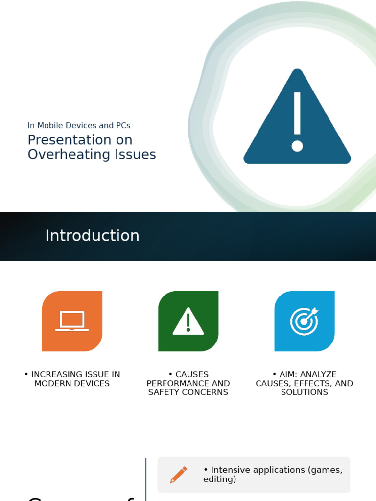 Presentation On Overheating Issues | PDF
