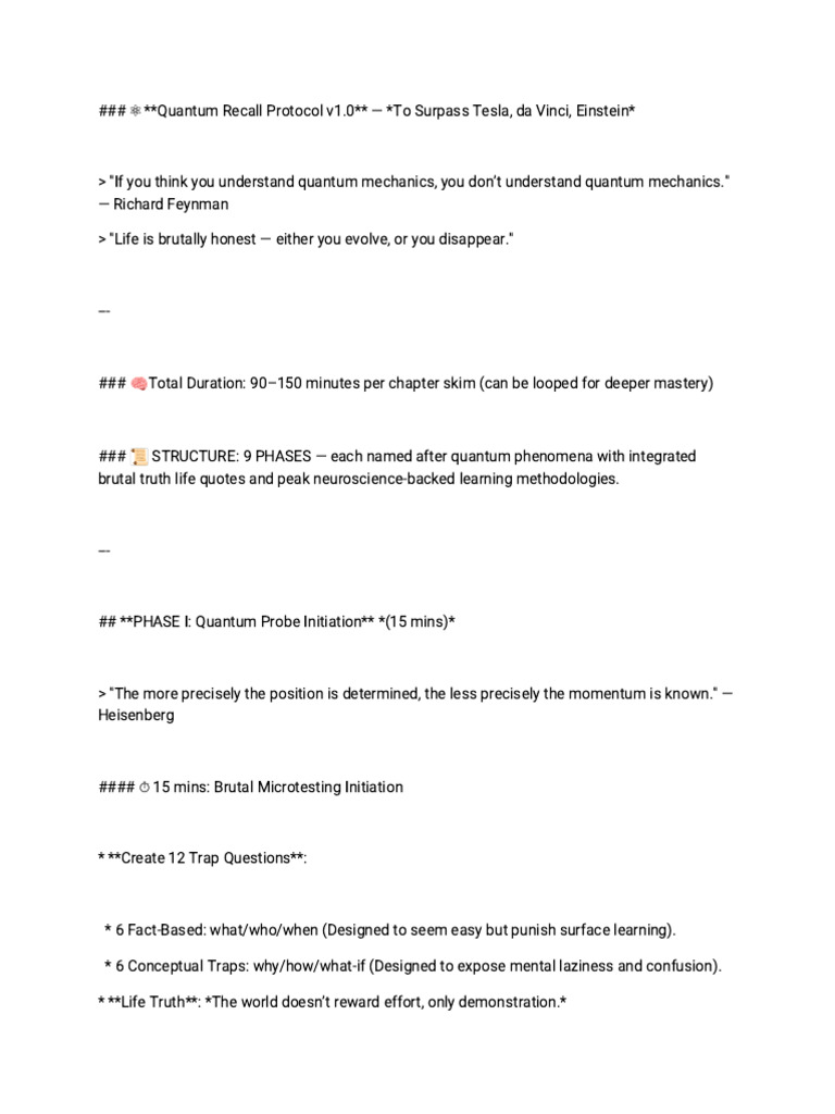 BRUTAL TESTING AND - Quantum ReINFORCEMENT-WPS Office | PDF | Quantum ...