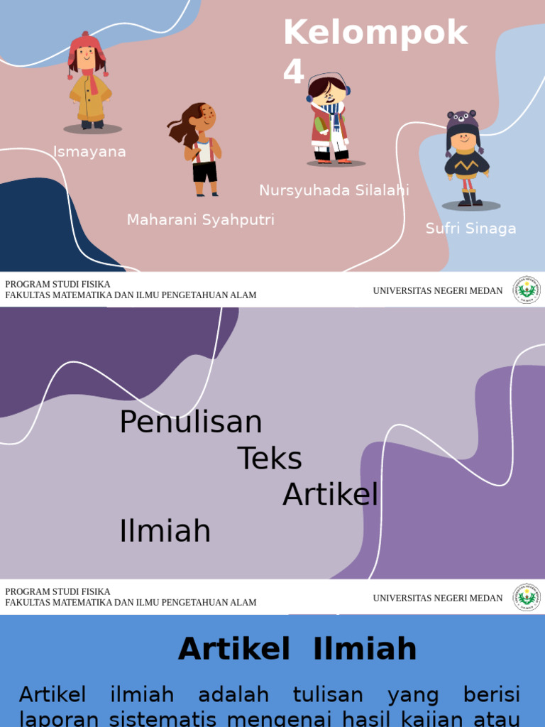 Kelompok-4 Penulisan Teks Artikel Ilmiah | PDF