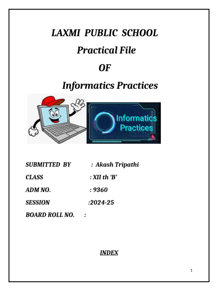 Ip Practical File Akash Tripathi | PDF | Histogram | Chart