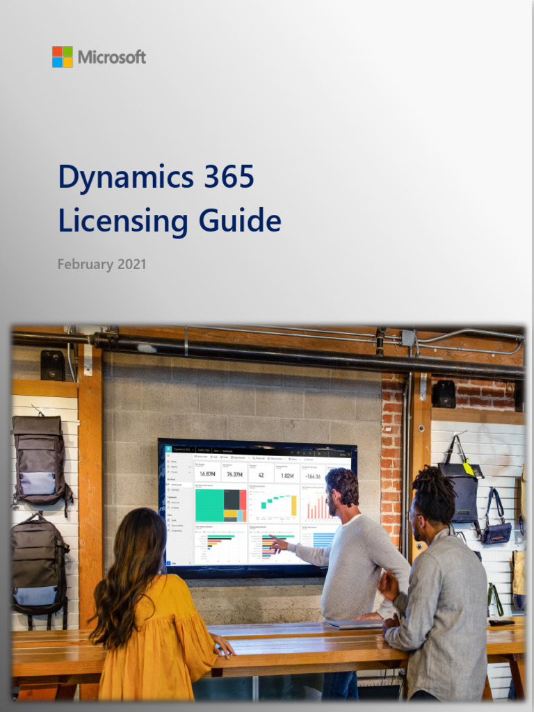 Dynamics 365 Licensing Guide Feb 2021 | PDF | Cloud Computing | Point ...