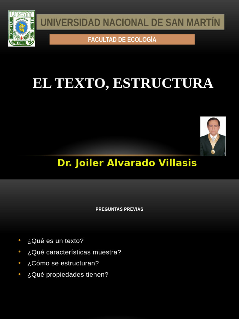 El Texto, Estructura | PDF | Puntuación | Comunicación
