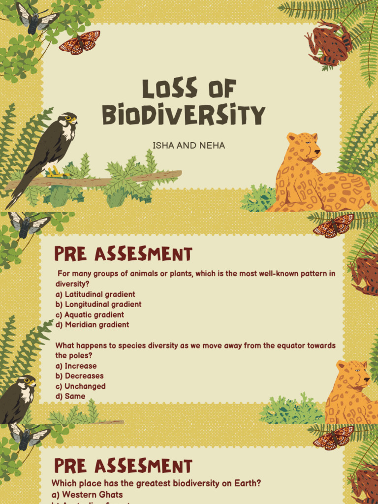 Causes and Impact of Biodiversity Loss | PDF | Biodiversity | Extinction