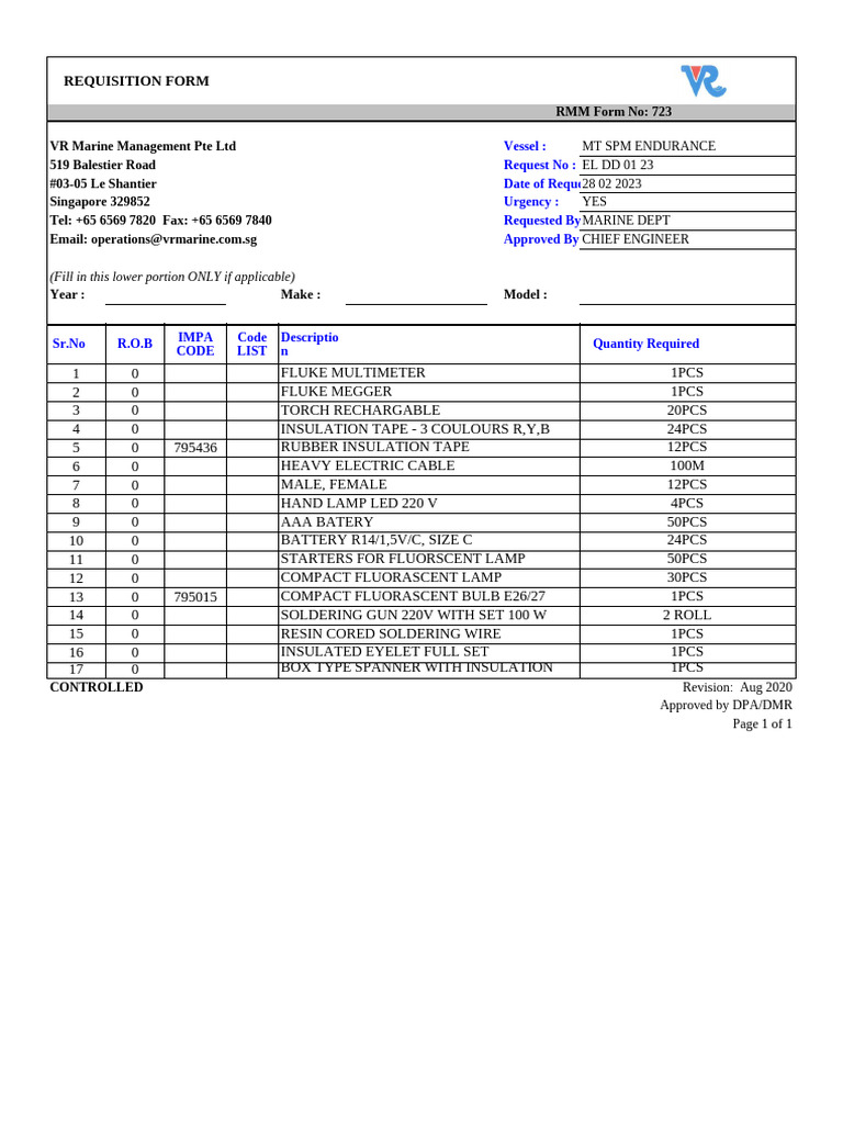 Electrical Store Requisition 28 02 2023 | PDF | Electric Power | Glass ...