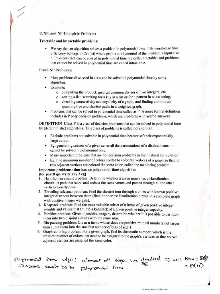 Algorithm - Unit 5 | PDF