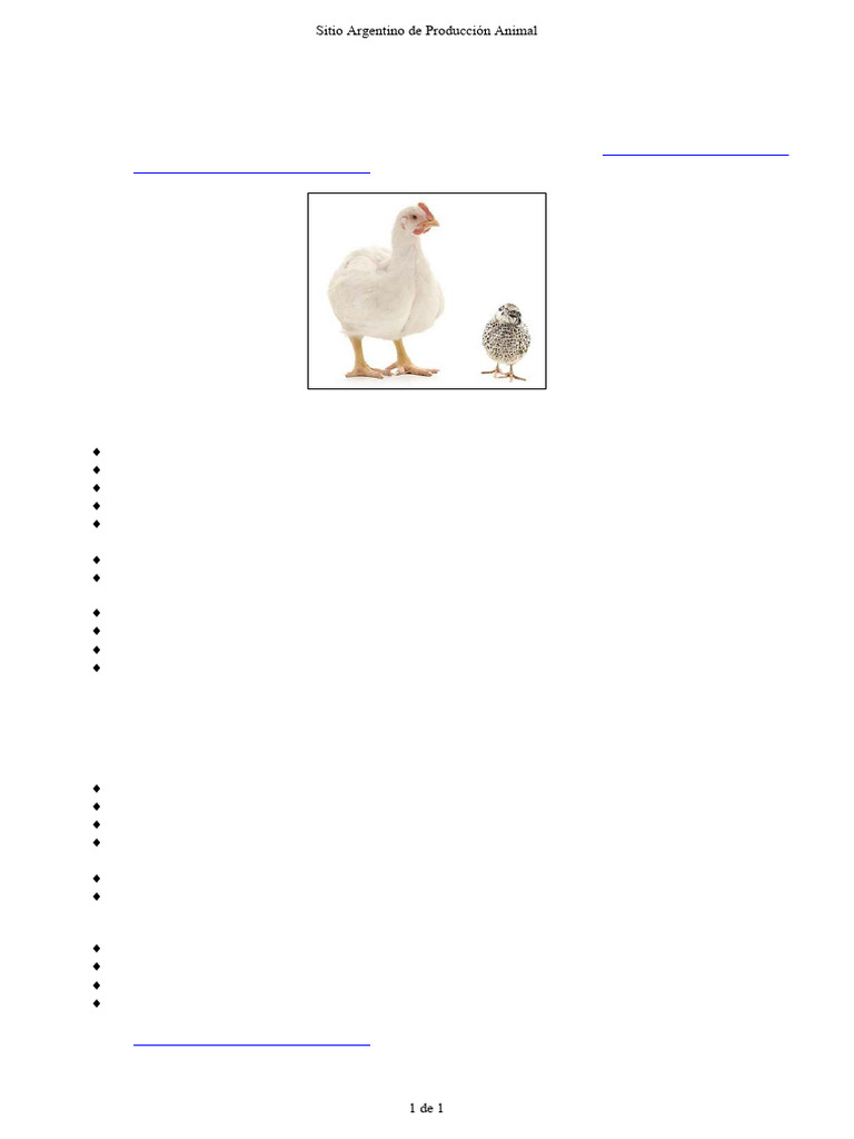 25 Comparacion | PDF | Pollo | Aves