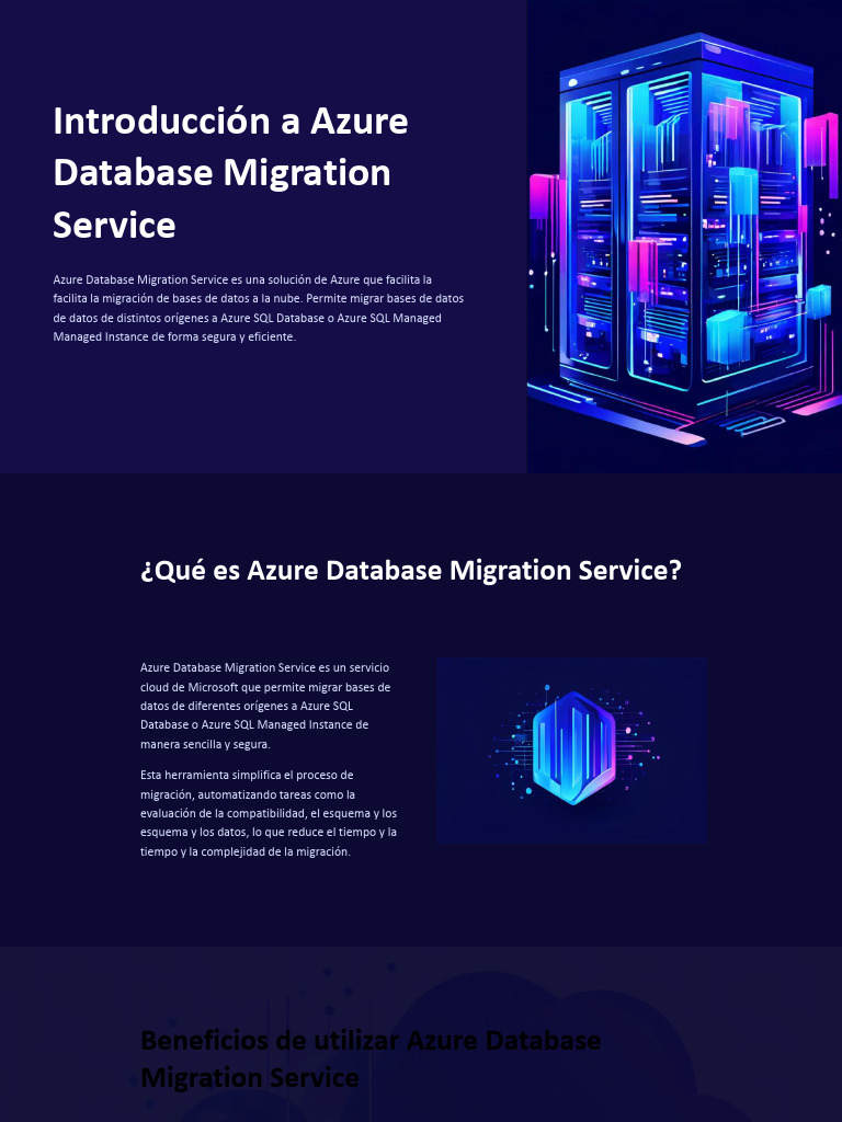 Introduccion A Azure Database Migration Service | PDF | Microsoft Azure | Bases de datos