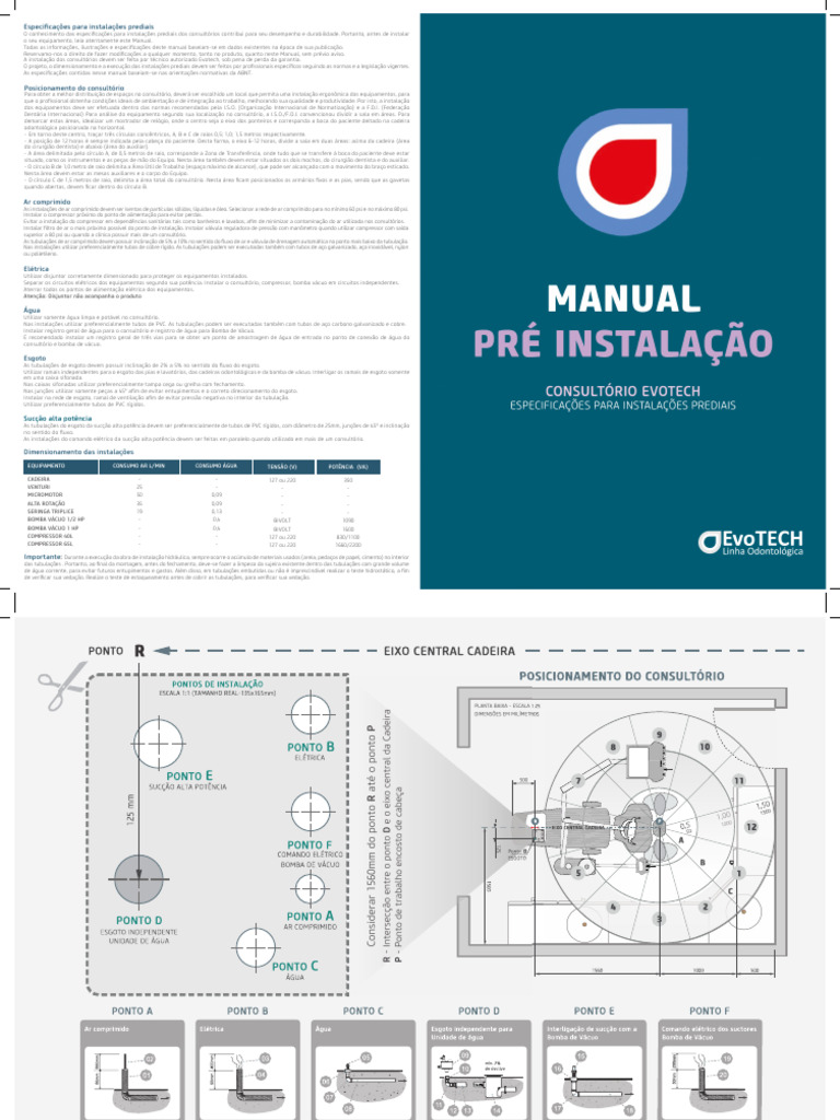 Instalações Prediais para Consultórios | PDF | Bomba | Válvula