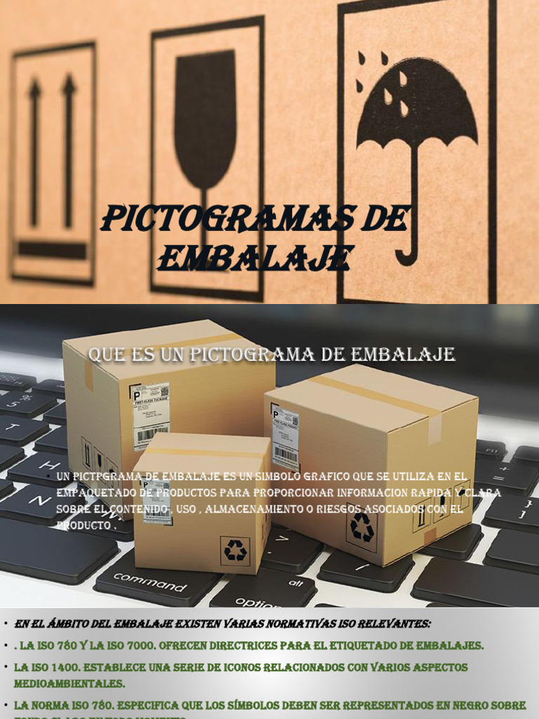 PICTOGRAMAS DE EMBALAJE Daniela Quispe | PDF | Reciclaje