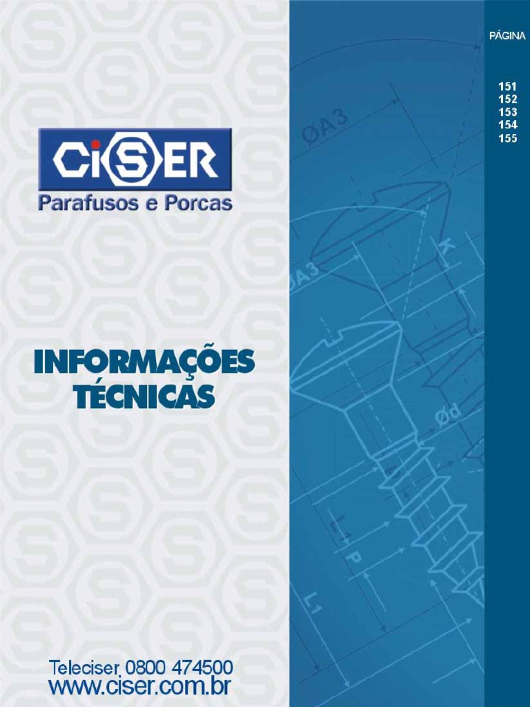 Ciser Parafusos | PDF | Aço | Química