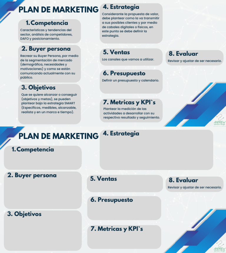 Plantilla Plan de Marquetin | PDF