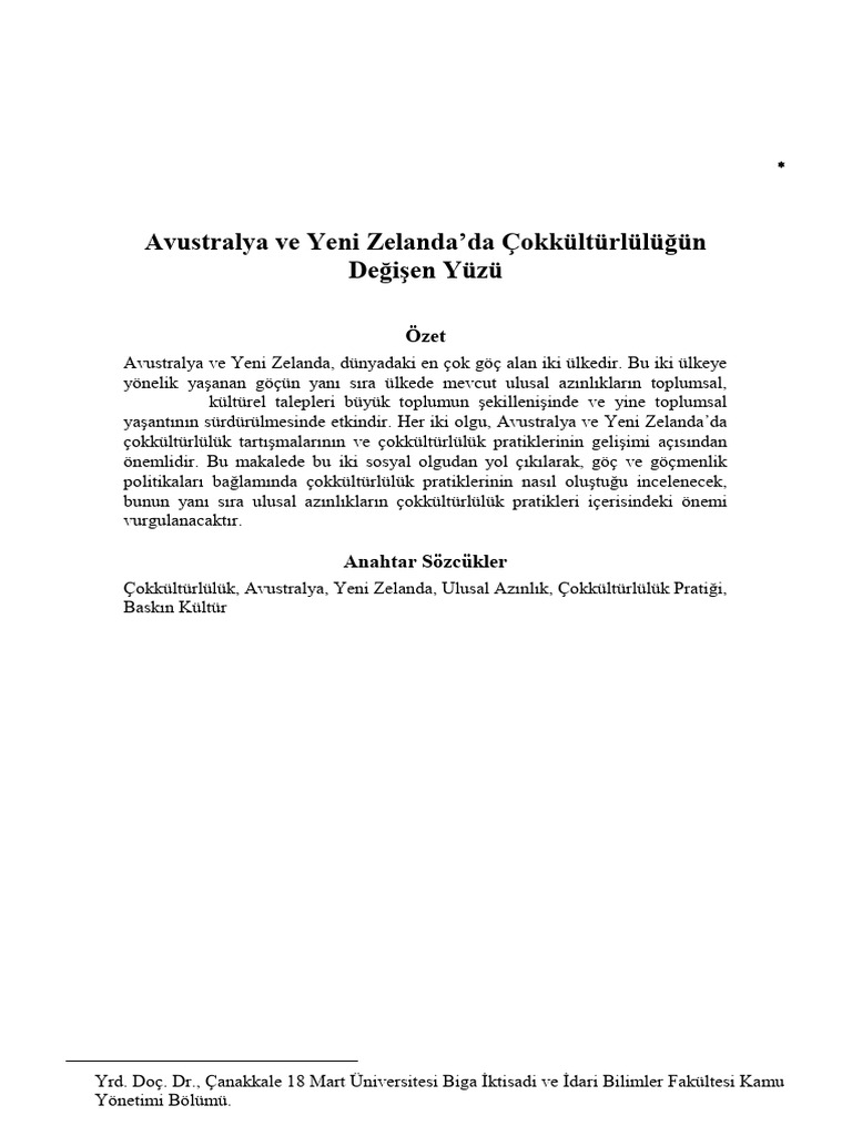 Avustralya Ve Yeni Zelanda - Da - Okk - LT - RL - L - N de - I - en Y ...